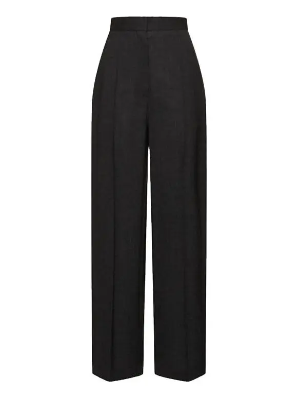 THE ROW High-waisted Tailored Trousers - Grey
