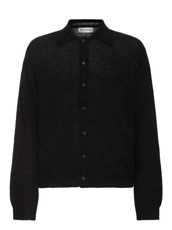 Our Legacy Button Long-sleeved Sweater - Black