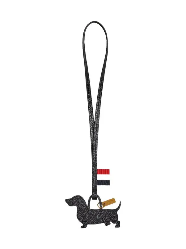 Thom Browne Hector Bag Charm - Black