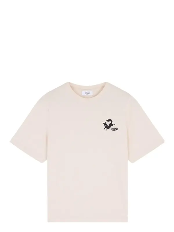 Maison Kitsuné Fancy Fox T-shirt - Add To Shopping Cart Fresh Cotton