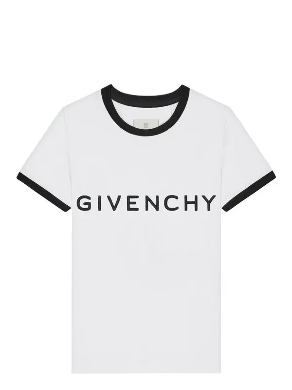 Givenchy Archetype Crewneck T-shirt - White/black