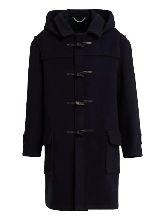 MAISON MARGIELA Wool Duffle Coat With Detachable Hood - Black