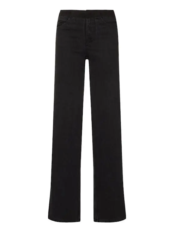 Christopher Esber High-waisted Wide-leg Jeans - Black