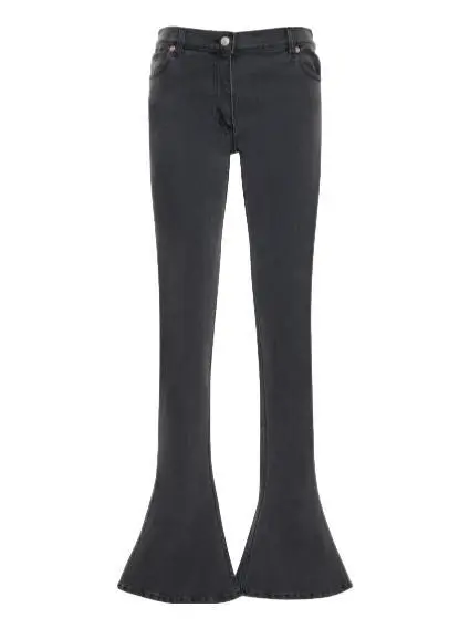 Magda Butrym Low-rise Trumpet Jeans - Black