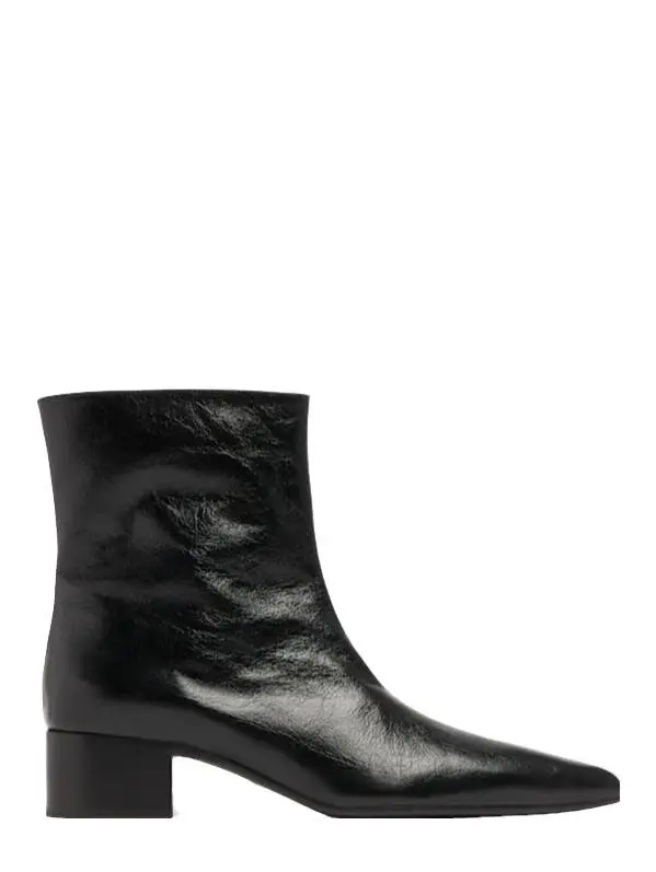 Khaite Pointed Ankle Boots - Black