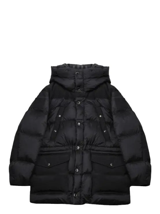 Burberry Hooded Down Jacket - Black