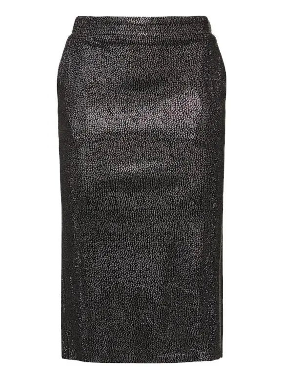 Giuseppe Di Morabito Embellished Mini Skirt With Slit Detail - Black