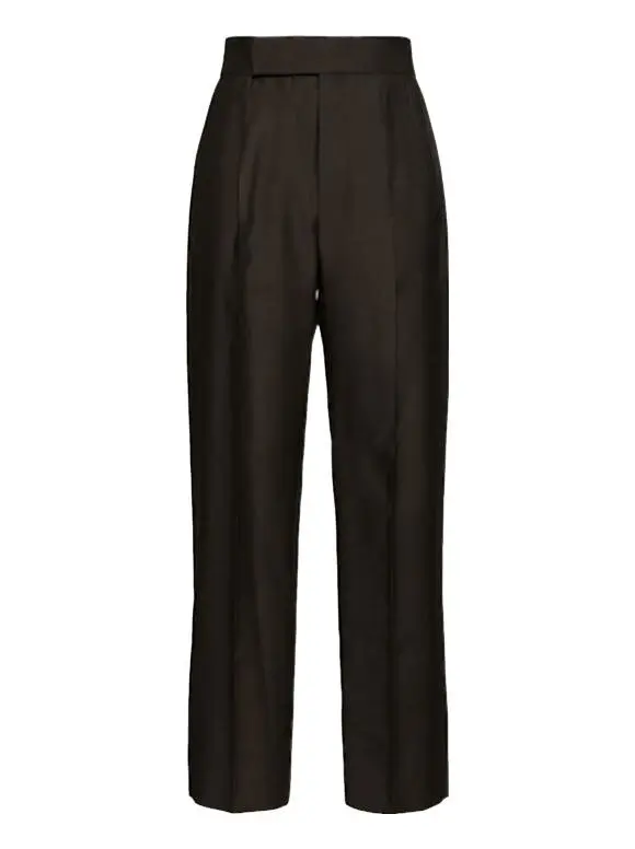 Fear Of God Wool Silk Tailored Trousers - Black