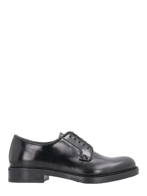 Prada Almond Toe Derby - Black