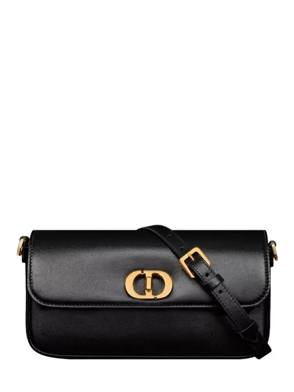 Dior 30 Montaigne Avenue East-west Double Carry Mini Bag - Black
