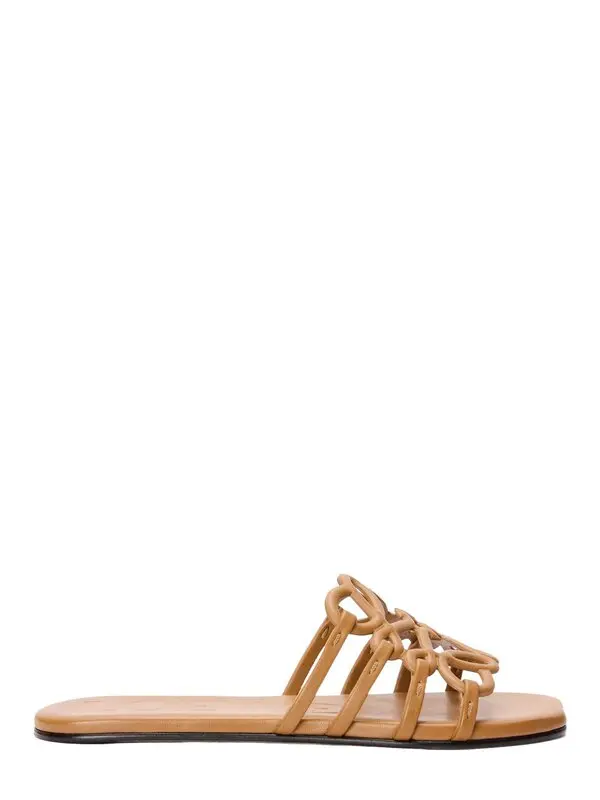 Loewe Petal Anagram Slides - Camel