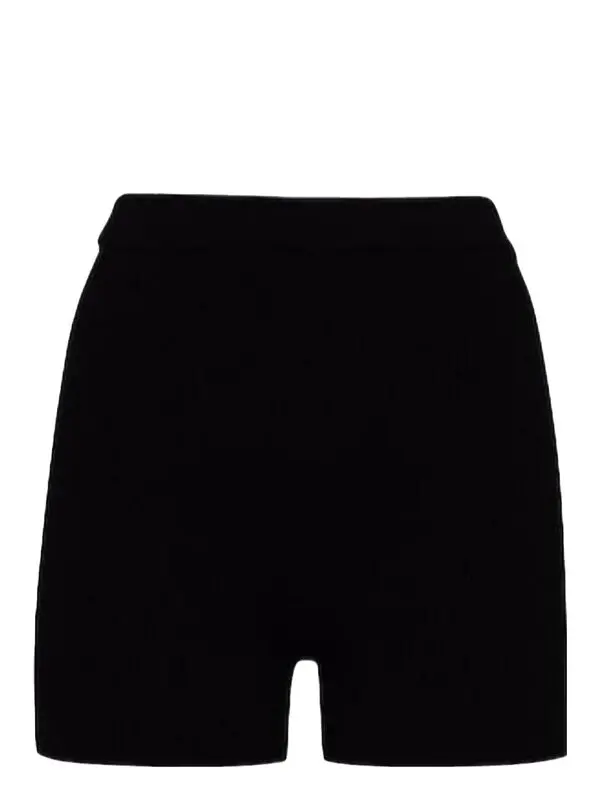Jacquemus Knitted Cycling Shorts - Black