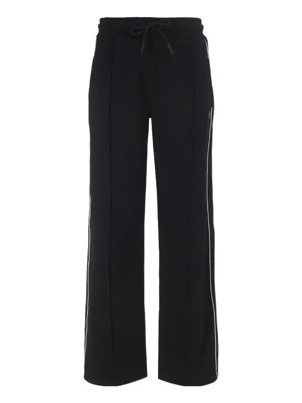 Moose Knuckles Malibu Logo Plaque Drawstring Pants - Black