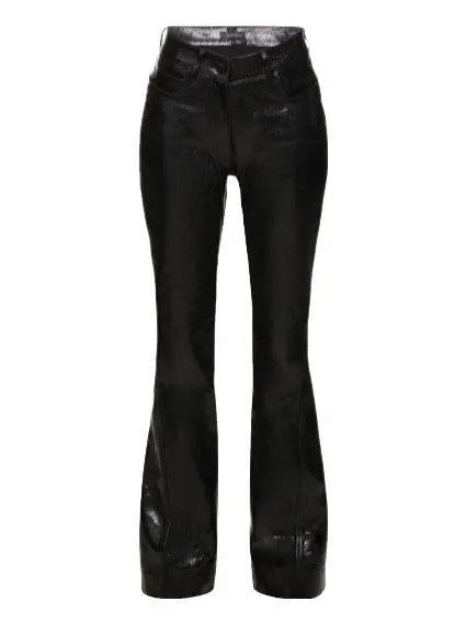 MUGLER Horn Casual Pants - Black