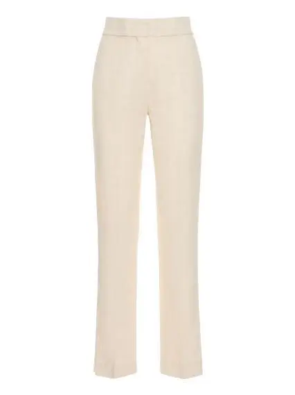 Jacquemus High-waisted Wide Leg Pants - Nude