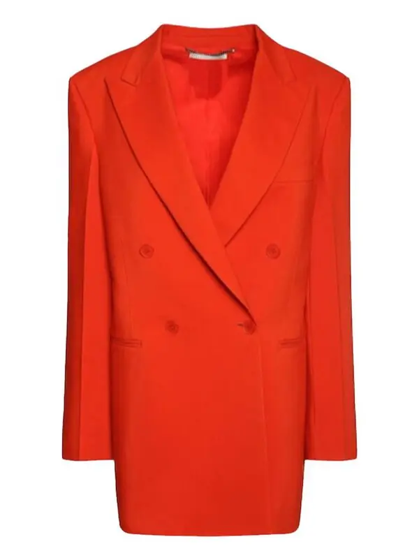Stella McCartney Silhouette Suit Coat - Red