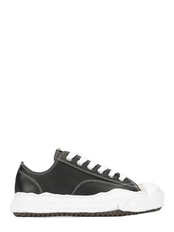 Mihara Yasuhiro Original Sole Lace-up Sneakers - Black