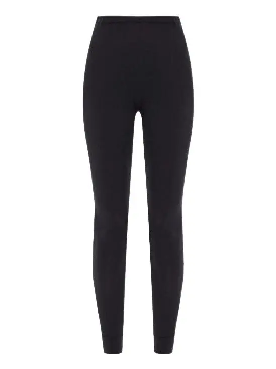 Issey Miyake Speckled Elastic Waist Leggings - Black