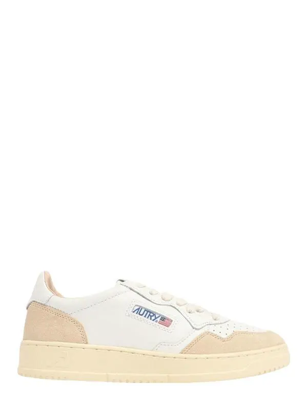 AUTRY Medalist Low Top Sneakers - Nude