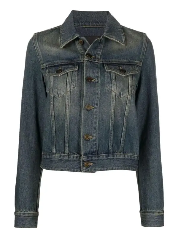 Saint Laurent Classic Denim Jacket - Blue