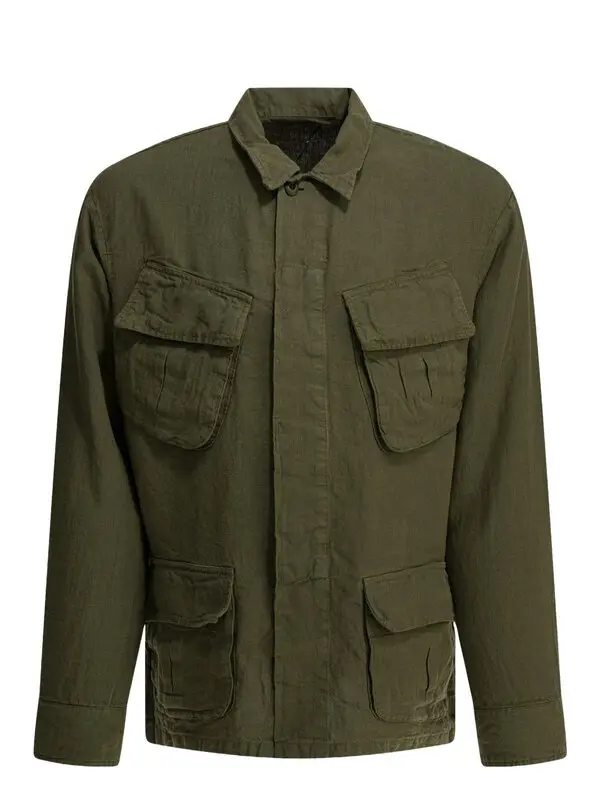 Polo Ralph Lauren Utility Linen Jacket - Green