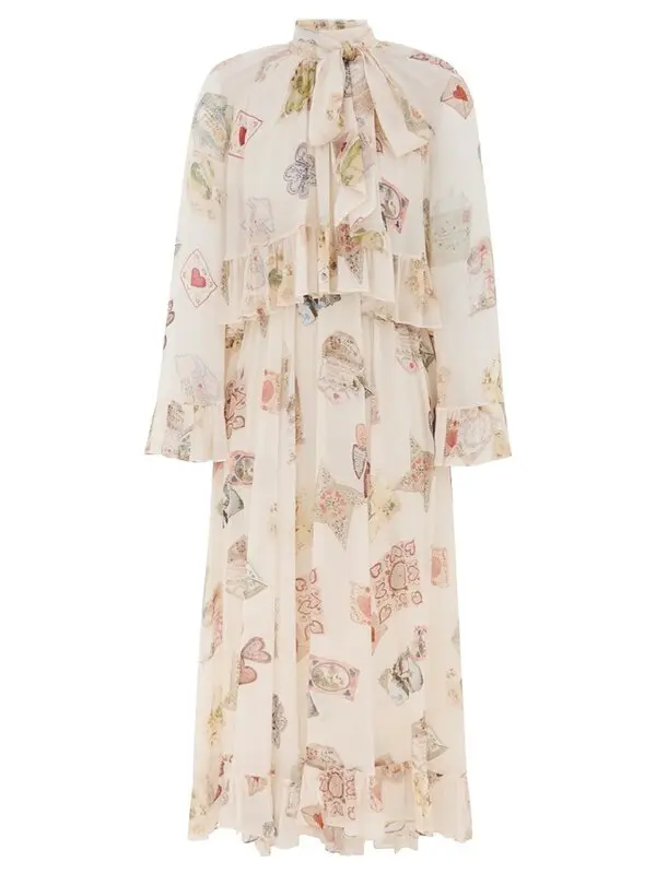 Zimmermann Hypnotic Flutter Asymmetric Dress - Nude
