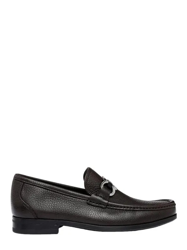 FERRAGAMO Horsebit Loafers - Black