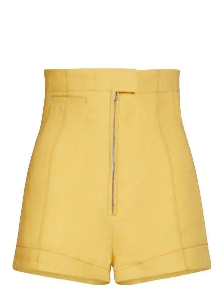 Jacquemus Le Short Areia Shorts - Yellow