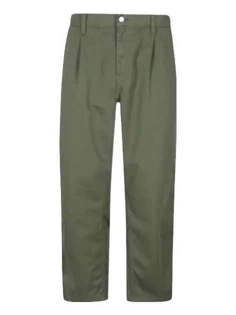 Carhartt Work In Progress Logo Patch Trousers - Green