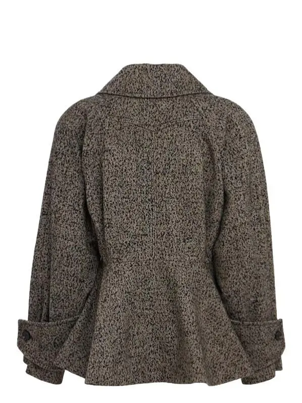 Chloé Wool Chevron Jacket - Black