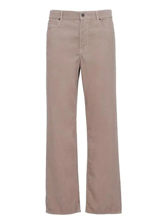 THE ROW Rossen Cotton Pants - Nude