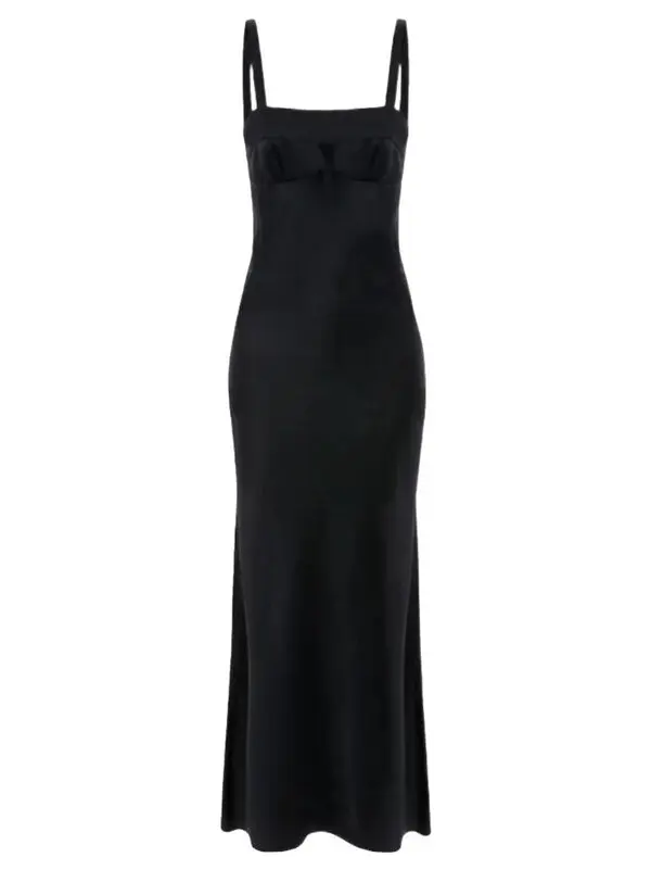 Victoria Beckham Sleeveless Zipped Dress - Black
