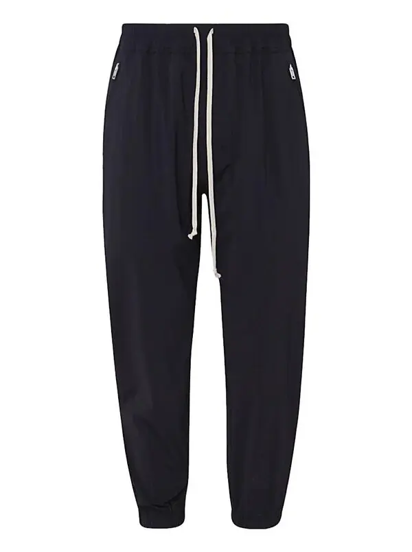 Rick Owens Drawstring Track Pants - Black