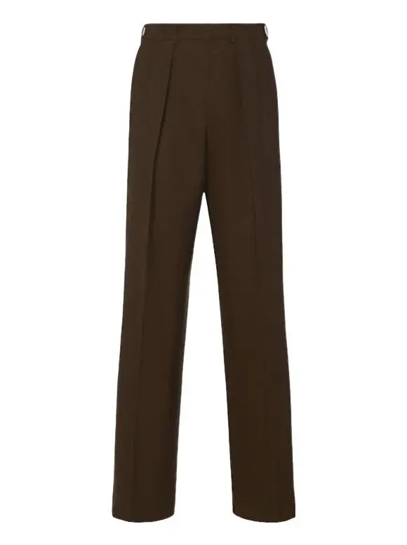 TOM FORD High Twist Twill Tailored Trousers - Black