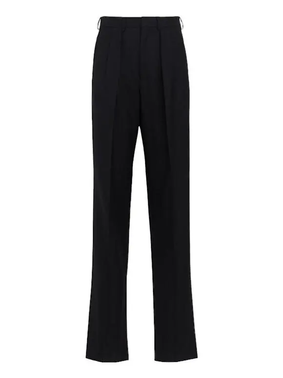 TOM FORD High Twist Twill Tailored Pants - Black