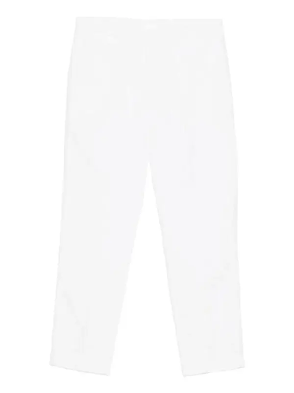 DONDUP Straight Leg Trousers - White