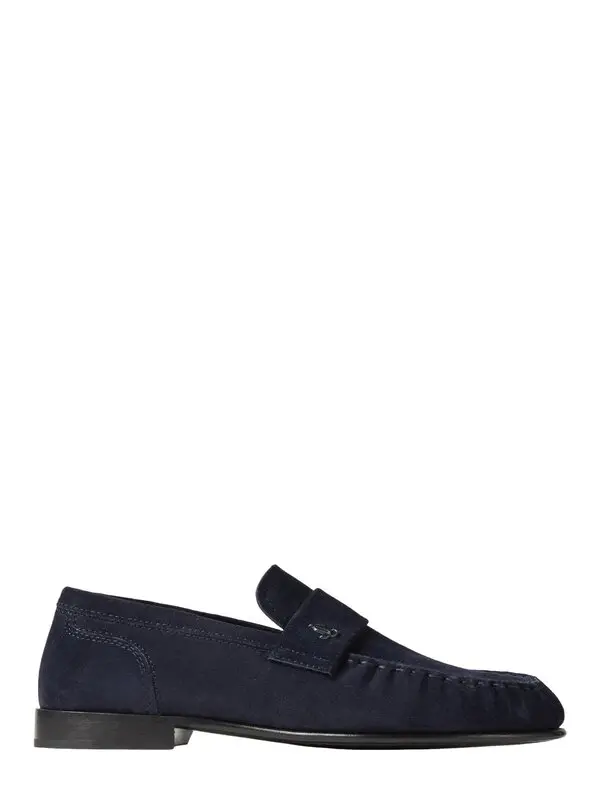 JIMMY CHOO Round Toe Loafers - Black
