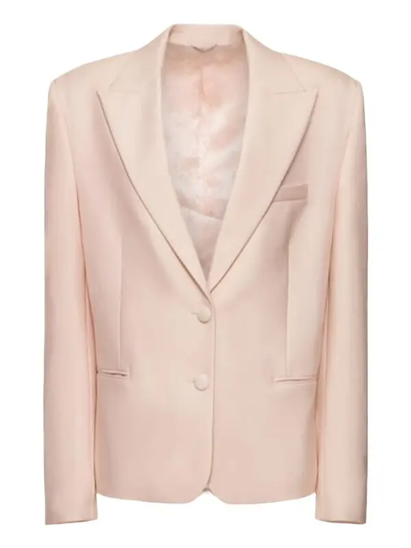 Magda Butrym Single-breasted Blazer - Nude