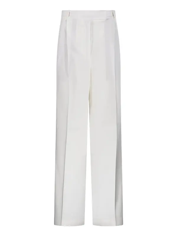 RÓHE Tailored Straight-leg Trousers - White
