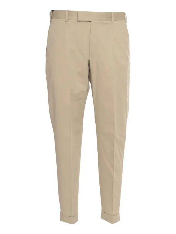 PT TORINO Belt Loop Casual Pants - Nude