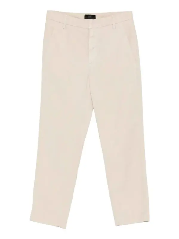 DONDUP Logo Detail Trousers - Nude