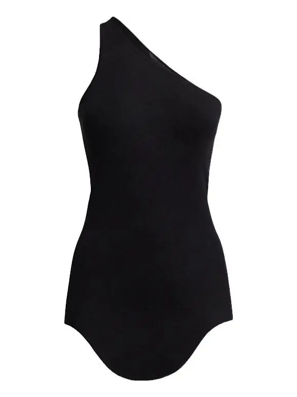 Rick Owens One-shoulder Jersey Top - Black