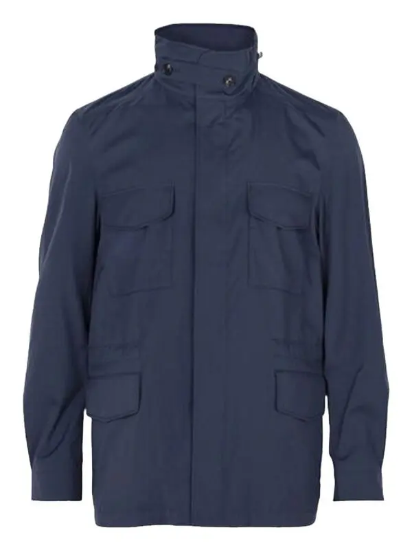 Loro Piana Long Sleeve Stand Collar Jacket - No