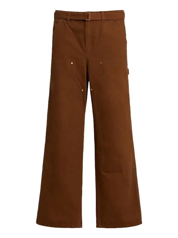 Sacai X Carhartt Wip Duck Trousers - Brown