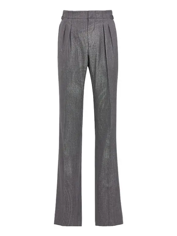 TOM FORD High Waist Tailored Trousers - Black