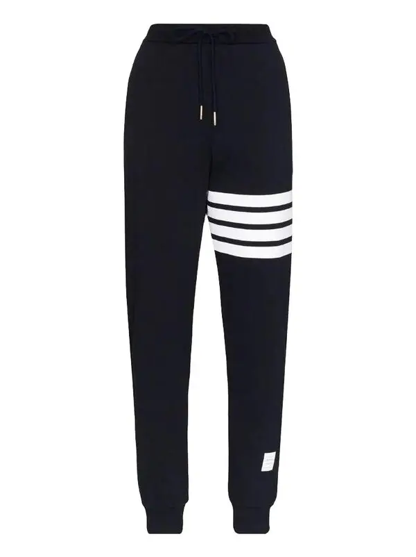 Thom Browne Four Stripe Sweatpants - Black