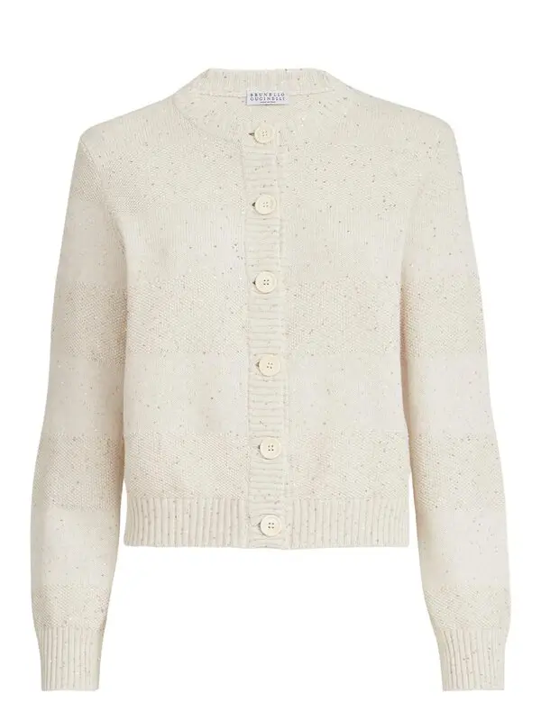 Brunello Cucinelli Buttoned Cardigan - Oat