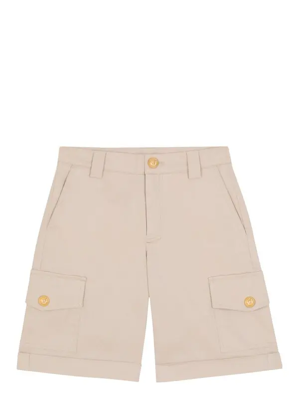 Balmain Cargo Bermuda Shorts - Nude