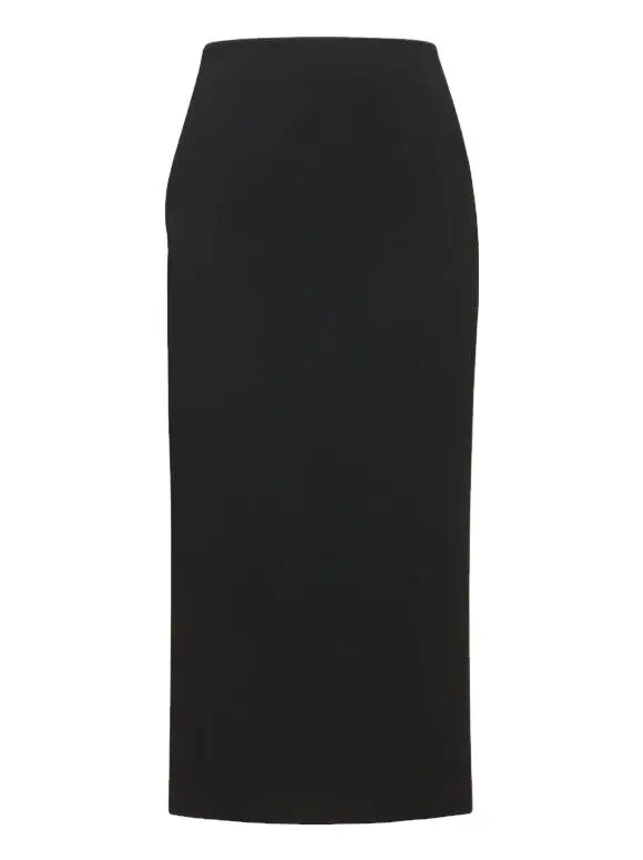 Giuseppe Di Morabito Side Slit Midi Skirt - Black