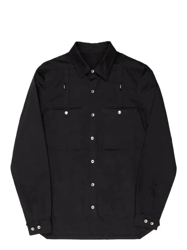 Rick Owens Lightweight Button-up Jacket - Black
